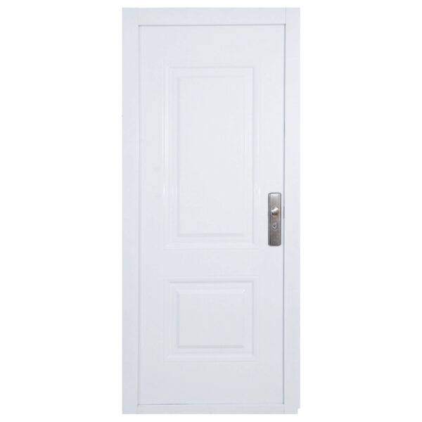 Puerta Acorazada PVC Lacada Bruselas Cibeles Nogal | Bricomoraleja